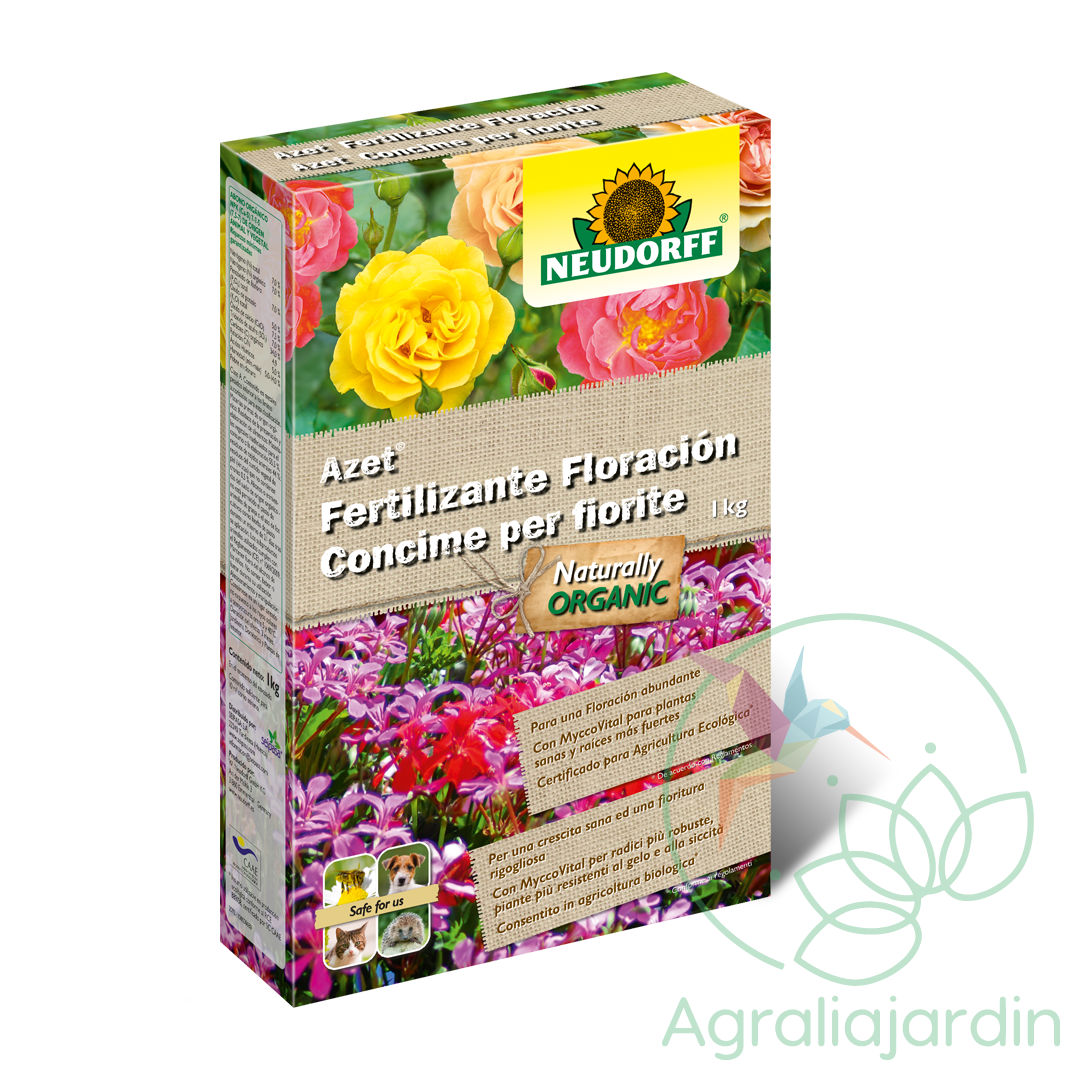 AZET Fertilizante especial Floración de Neudorff 1Kg - Agralia Jardín